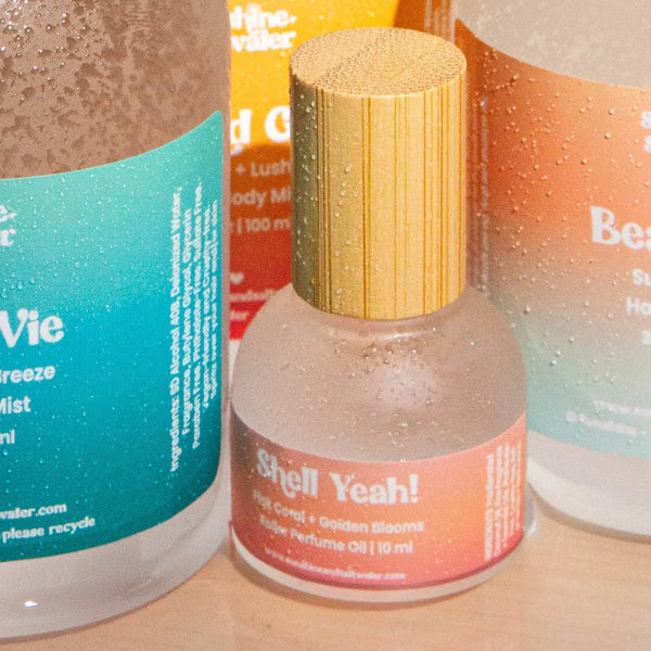 Shell-Yeah Perfume Rollerball Beach Fragrance - Sunshine + Saltwater