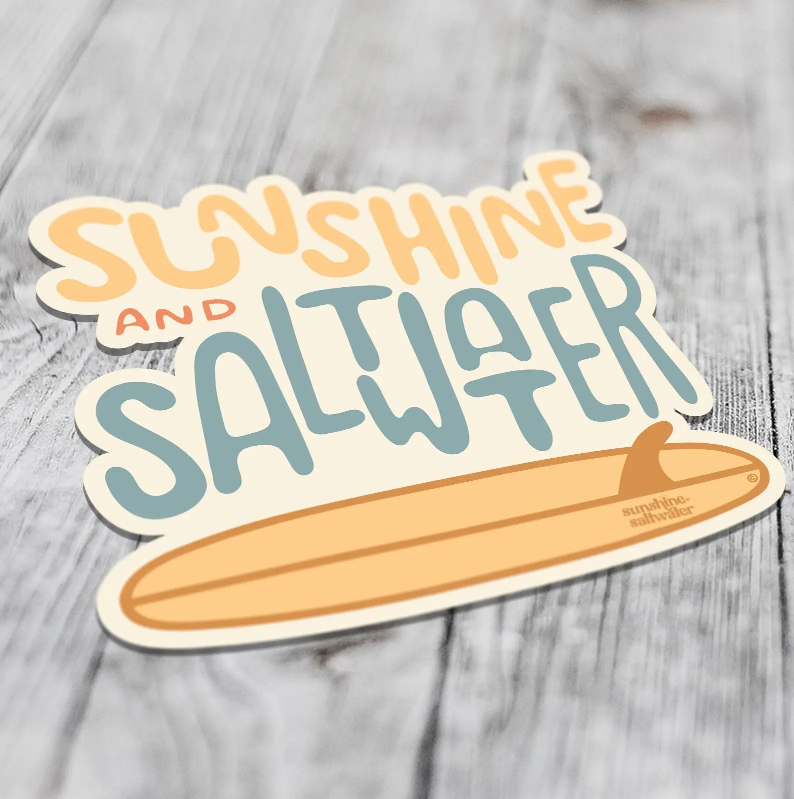 Stickers, Buttons + Magnets - Sunshine + Saltwater